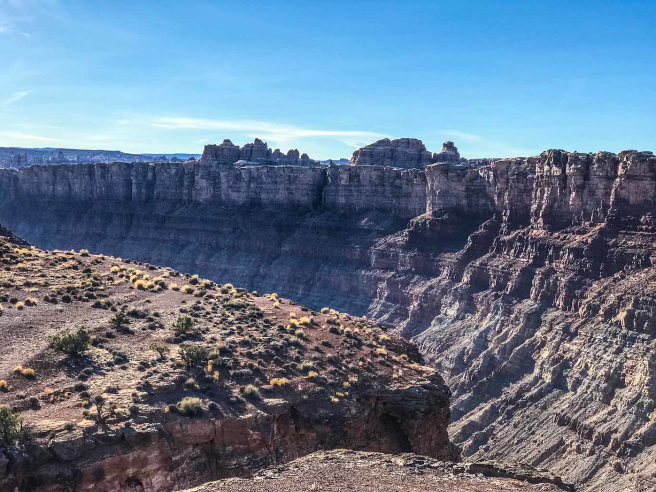Backpacking to the Confluence Overlook in Canyonlands National Park
