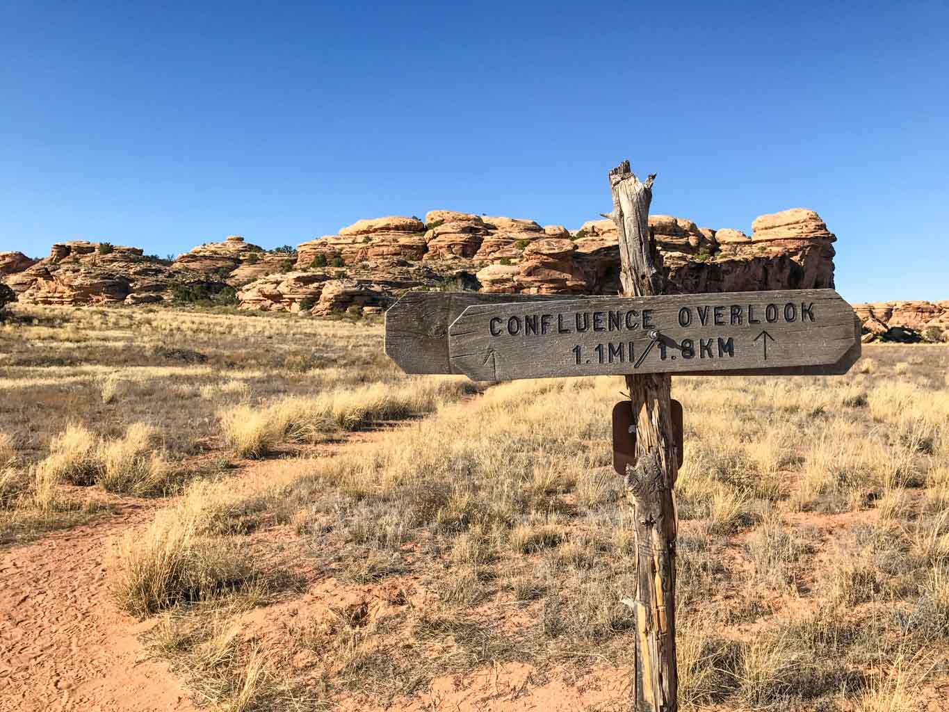 Backpacking to the Confluence Overlook in Canyonlands National Park