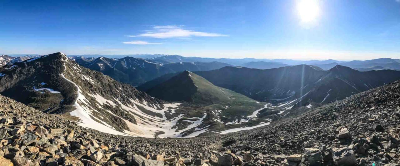 Hiking Grays Peak in the Arapaho National Forest