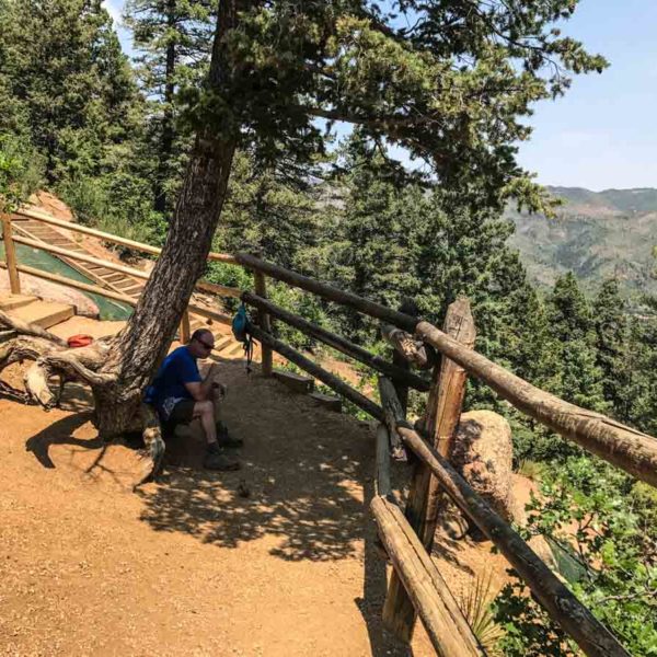 Hiking Rocky Mountain via the Manitou Incline Trail